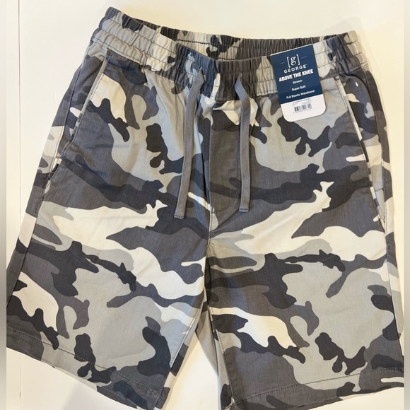George | Shorts | Nwt George Mens Camo Above The Knee Wstretch ...